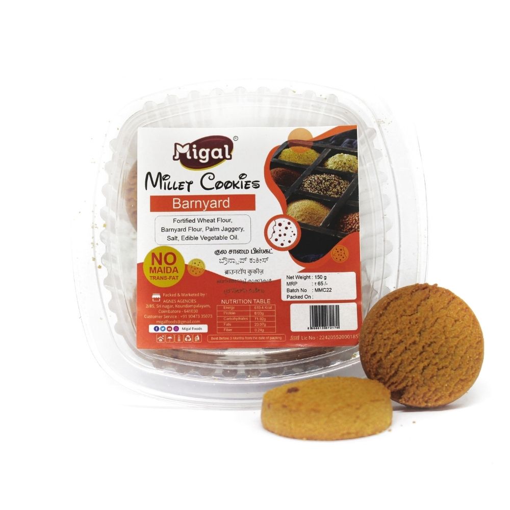 Barnyard Millet Cookies – Nalabagam Store