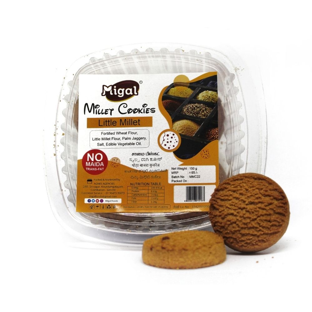 Little Millet Cookies - Nalabagam | Buy Little Millet Cookies Online ...
