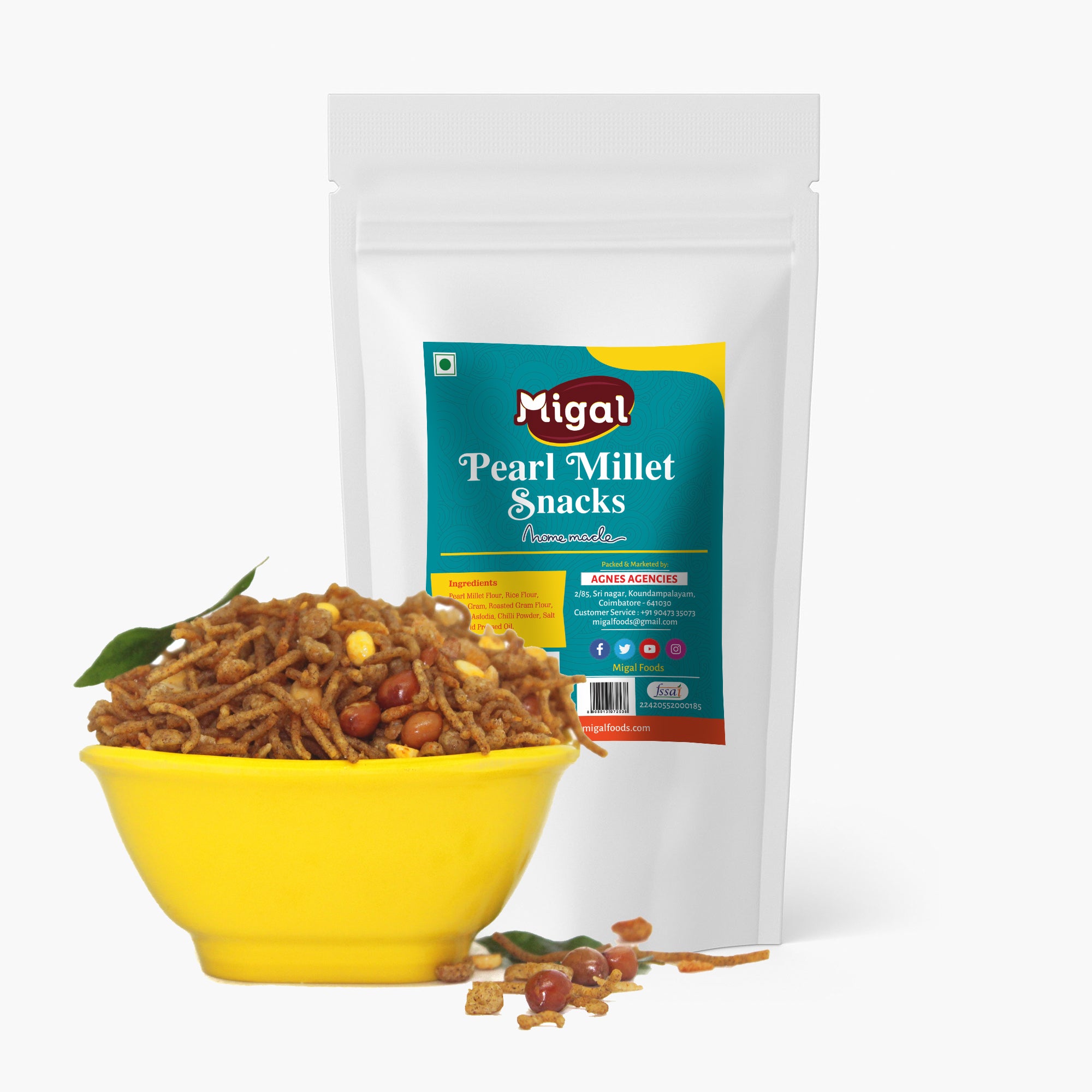 Pearl Millet Mixture - Nalabagam | Buy Pearl Millet Snacks Online ...